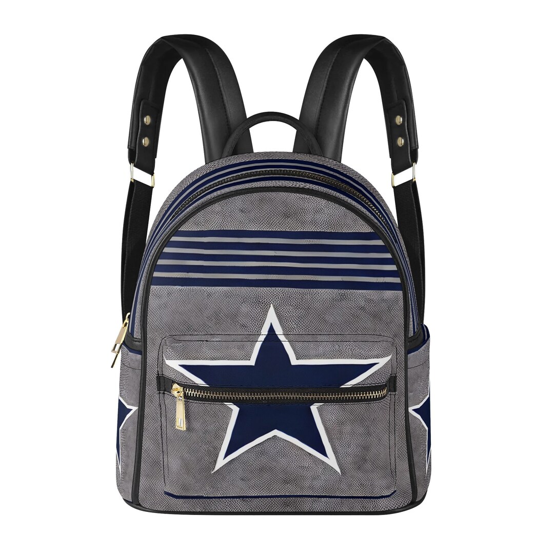 Dallas Cowboys Inpired Custom PU Leather 10" Miniature Backpack - Etsy