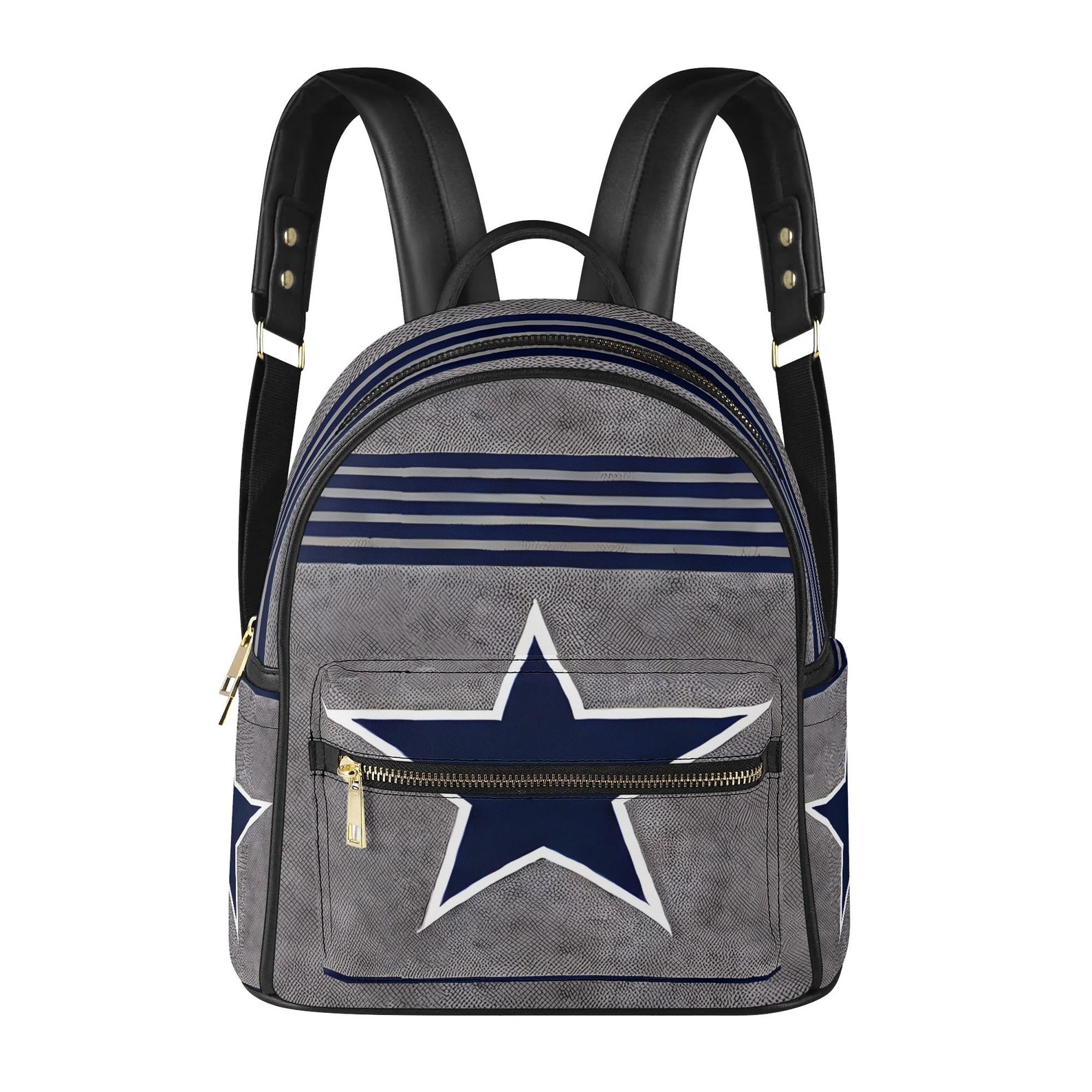 Dallas Cowboys Inpired Custom PU Leather 10" Miniature Backpack - Etsy