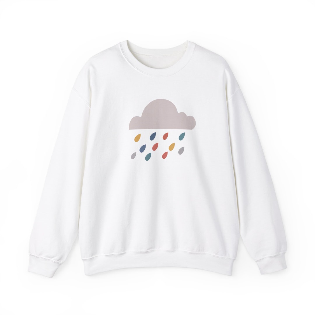 Weather Rain Sweater, Funny Moody Weather Vibe, Self Care Rainy Day ...
