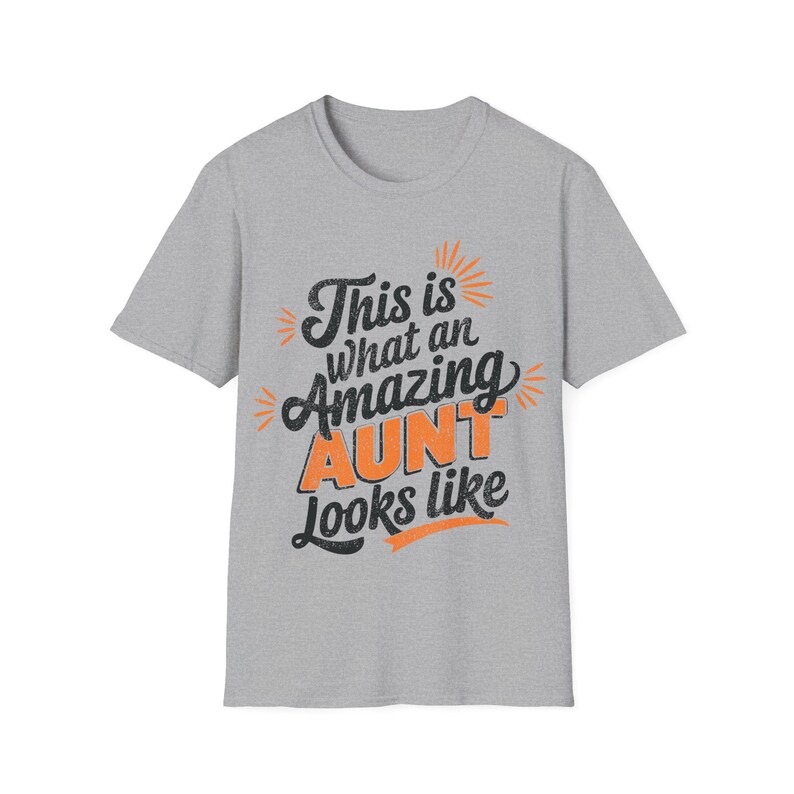 This is What an Amazing Aunt Looks Like T-shirt, Funny Auntie Tee, Aunt ...