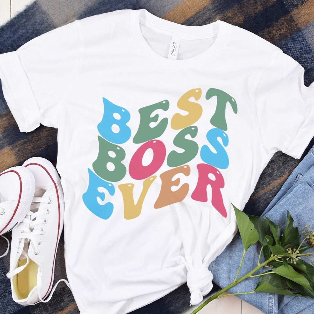 BEST BOSS SHIRT, Appreciation Gift, Leadership Tee, Gratitude Tshirt ...