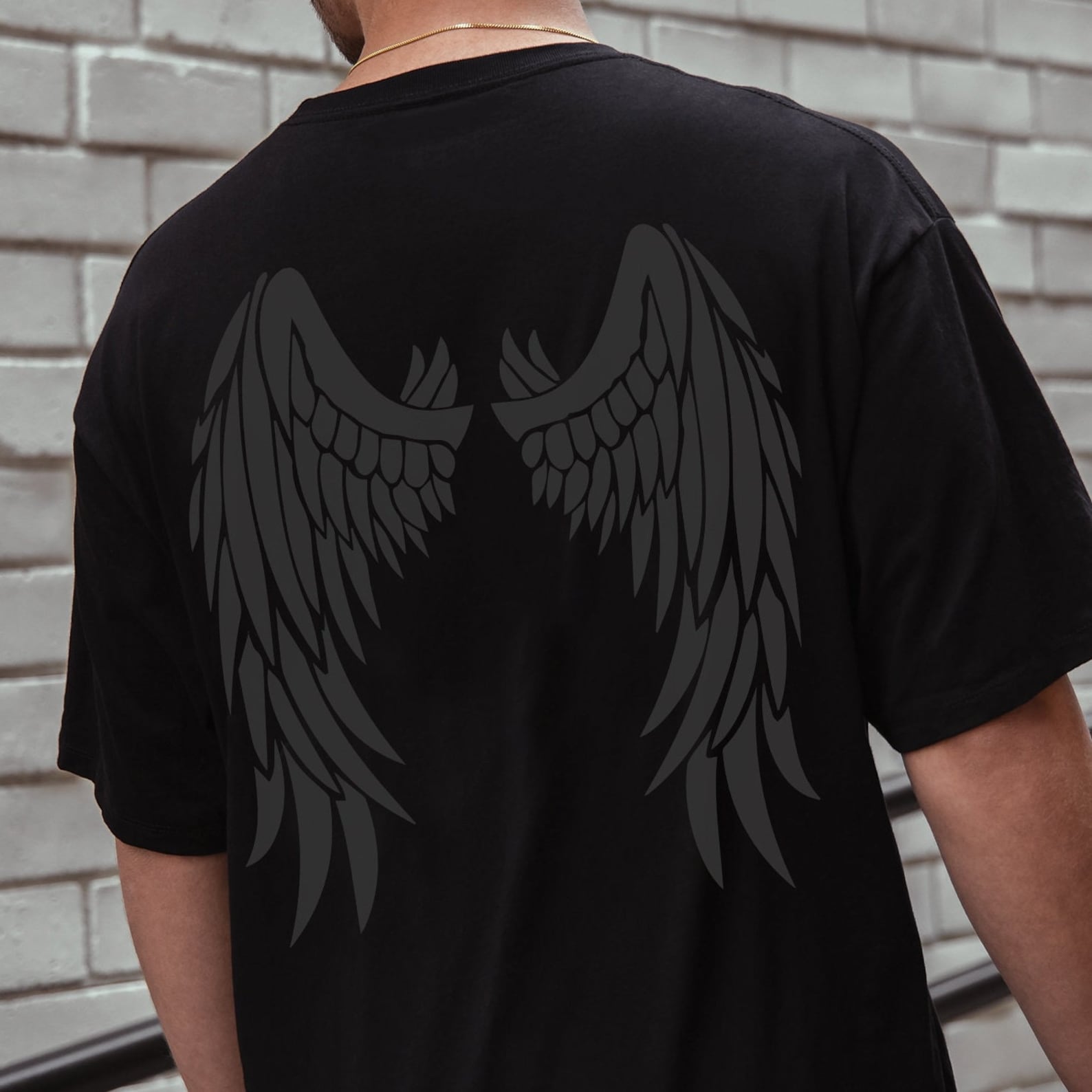 Black Angel T-shirt, Wings Shirt, Angel Wings Tee, Comfort Colors Dyed ...
