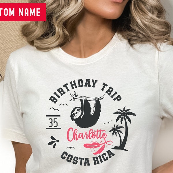 Costa Rica Birthday Shirt - Etsy