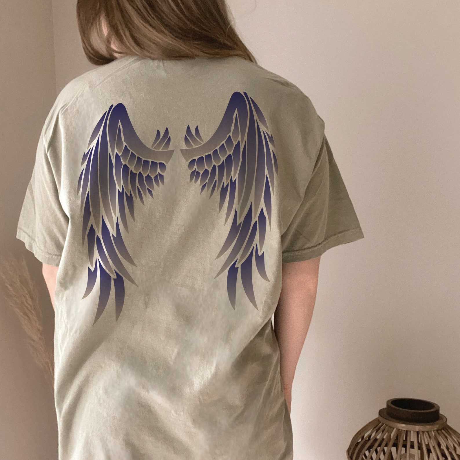 ANGEL WINGS SHIRT, Wings Shirt, Angel Wings Tee, Comfort Colors Angel ...