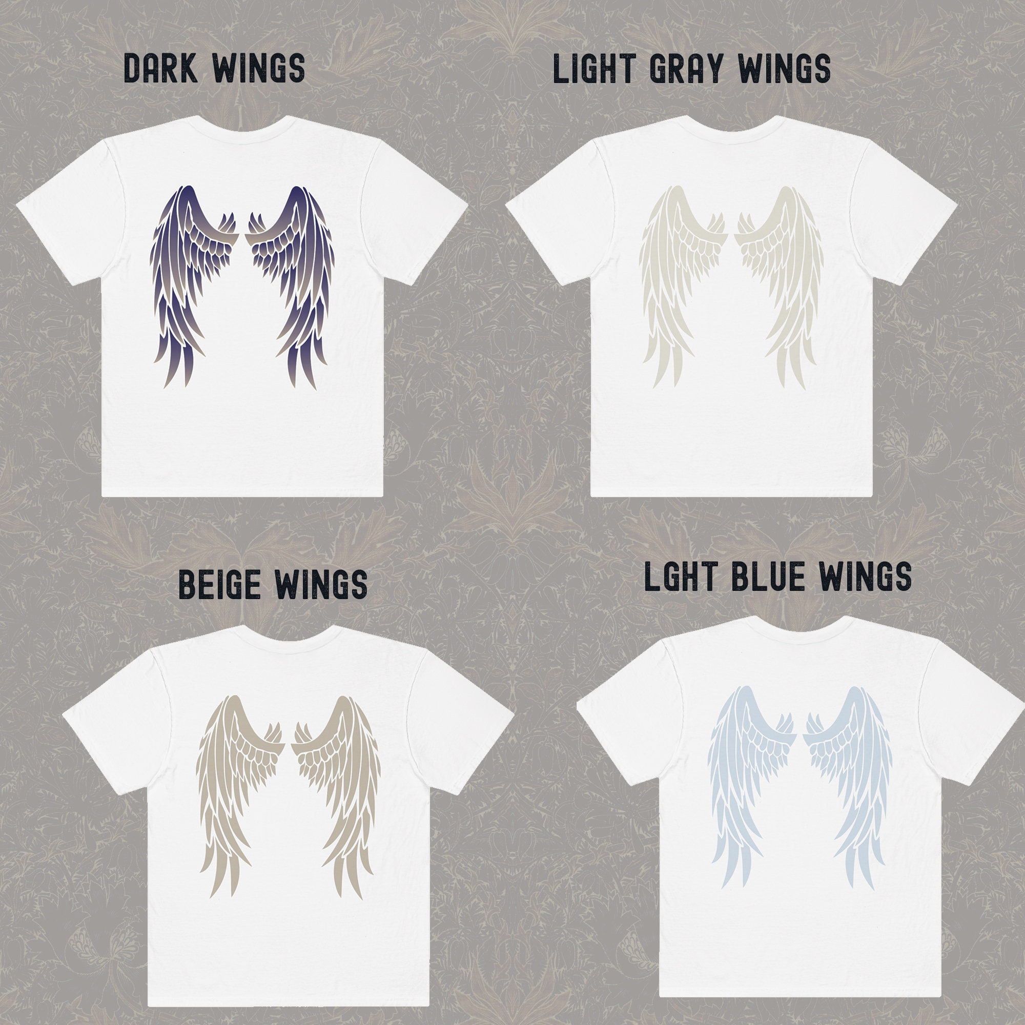 ANGEL WINGS SHIRT, Wings Shirt, Angel Wings Tee, Comfort Colors Angel ...