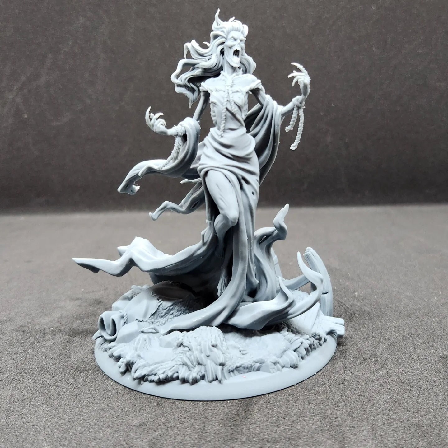 Villain, Lich Queen, Undead, Zombie, Banshee, Female, 32mm Miniature - Etsy