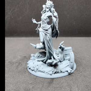 Villain, Lich Queen, Undead, Zombie, Banshee, Female, 32mm Miniature - Etsy