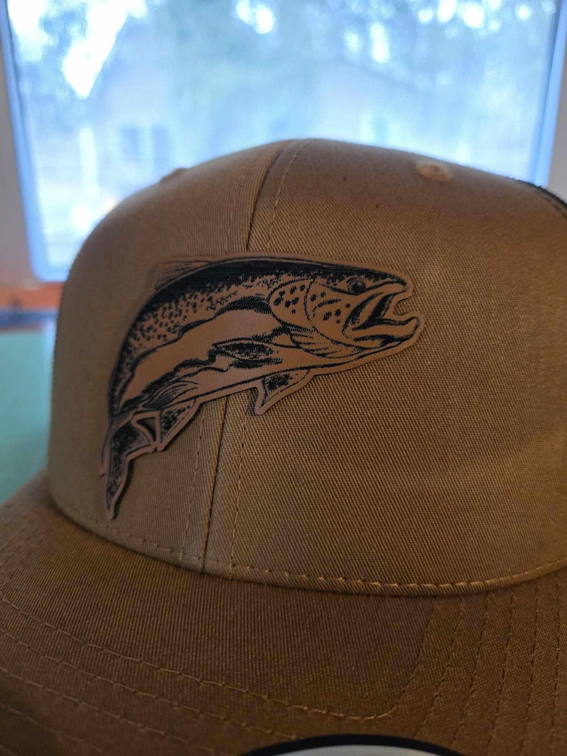 Steelhead Hat Patch Digital Download SVG File for Laser Engraving - Etsy