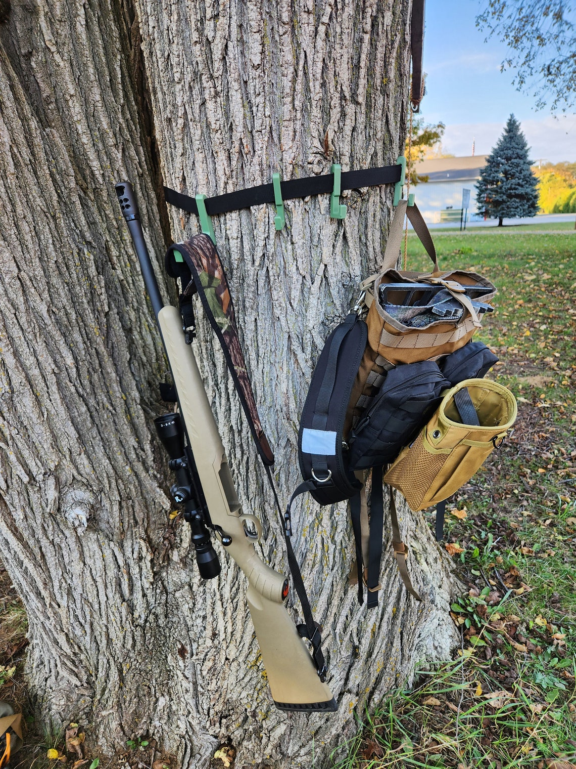 Saddle Hunting Gear Hanger Bow Hook With 3 Gear Hooks - Etsy