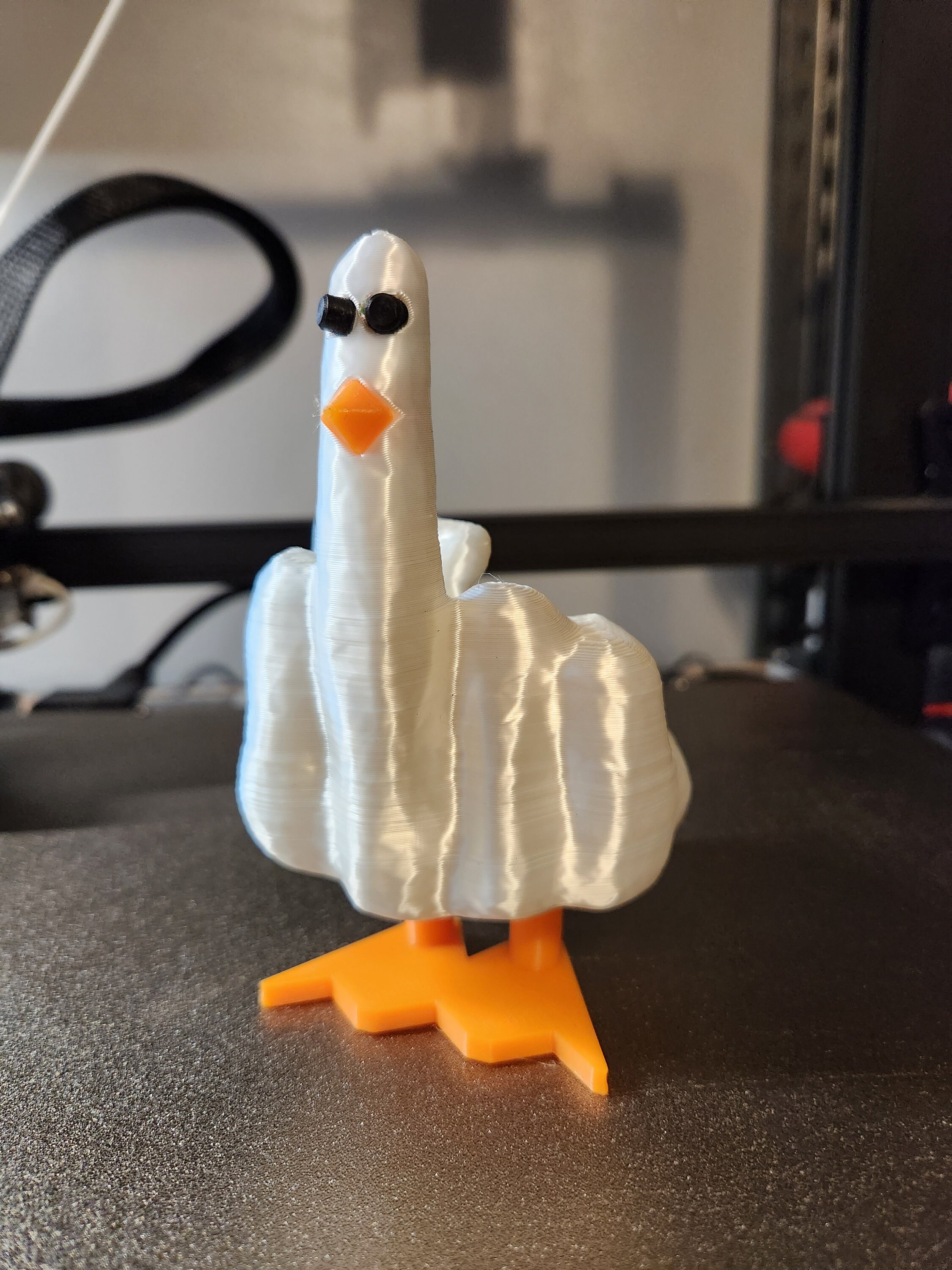 Duck You 3d Printed Statue - Etsy