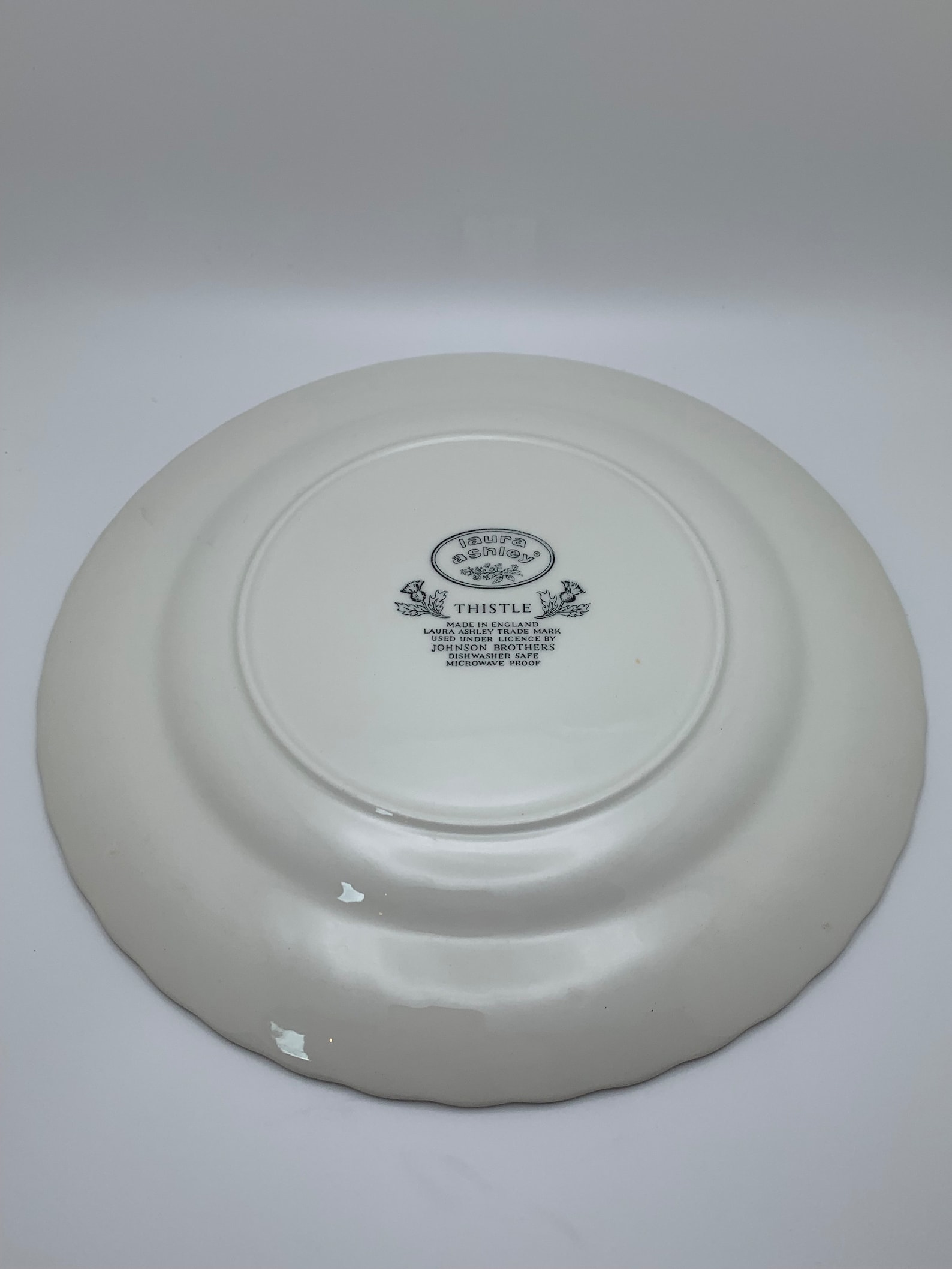 Vintage Laura Ashley by Johnson Bros England Stonewear Floral Plate - Etsy