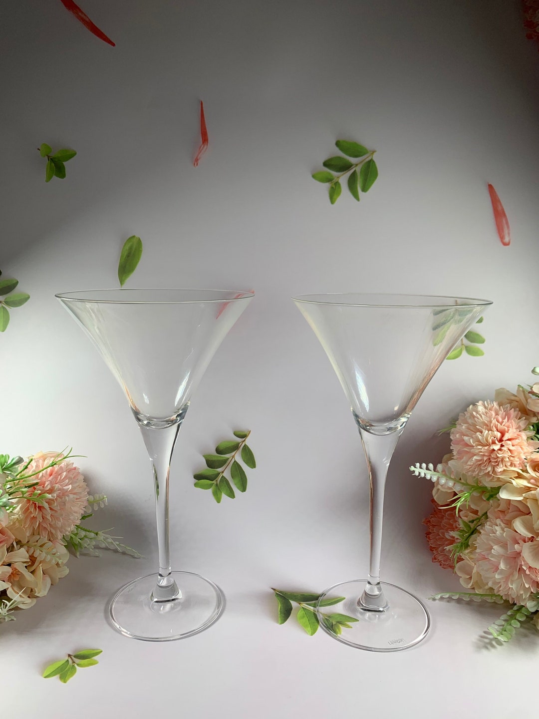 Vintage Over-sized Lenox Glassware Cocktail Martini Vodka Clear Gifts ...
