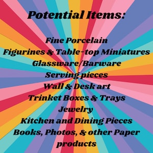 Vintage Color Themed Home Decor Mystery Box: Curated Antique Bundle - Etsy