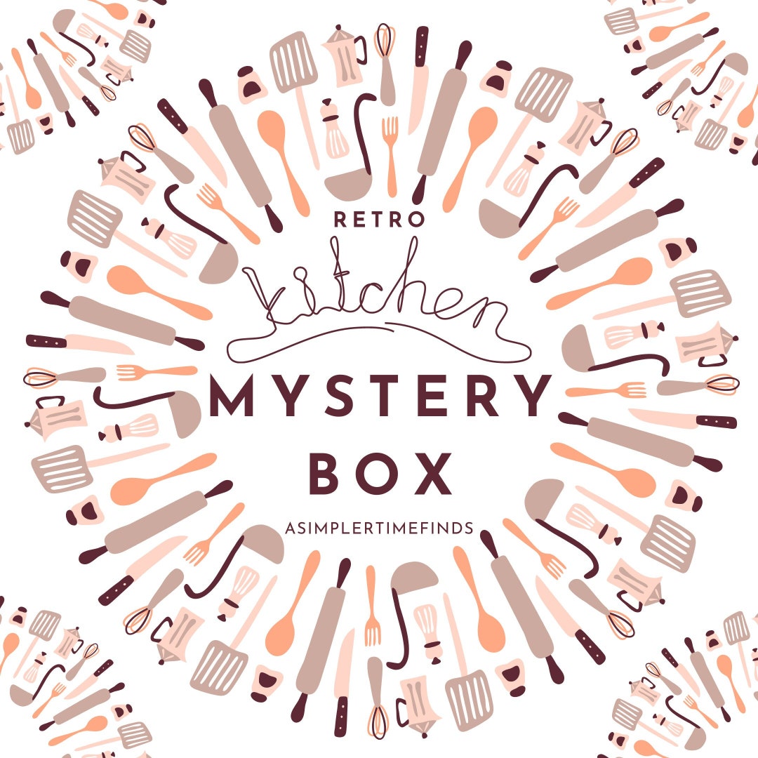 Vintage Kitchen Mystery Box: Retro Bakeware & Décor - Etsy
