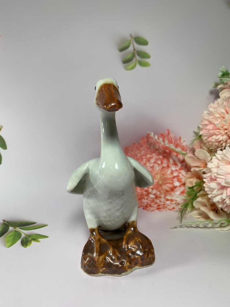 Vintage 1890s Goose Figurine Porcelain Art Antique Rare - Etsy