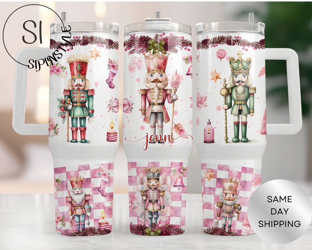 40oz Christmas Nutcracker Tumbler, Nutcracker Tumbler Personalized ...