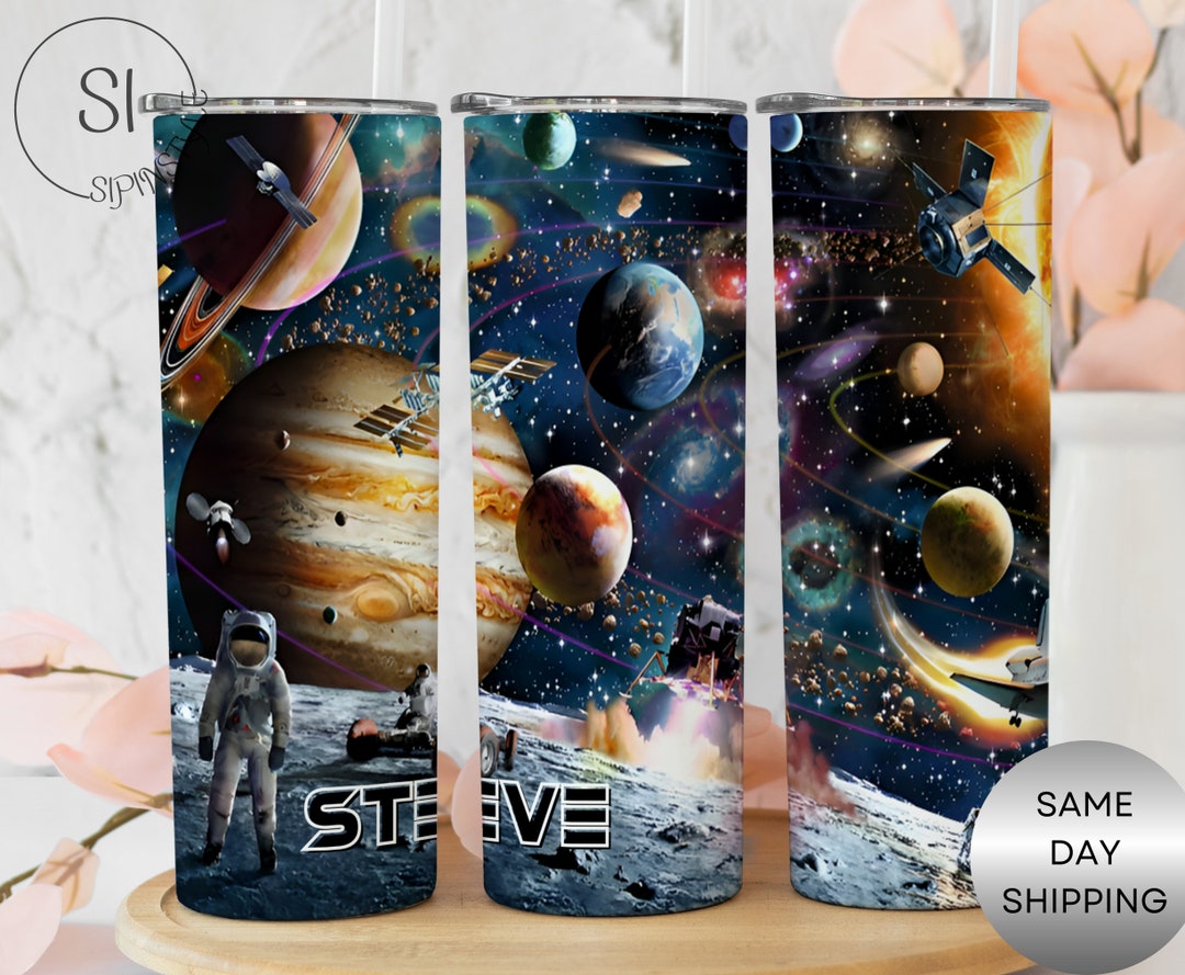 Galaxy Space Personalized Tumbler, Custom Space Galaxy Celestial ...