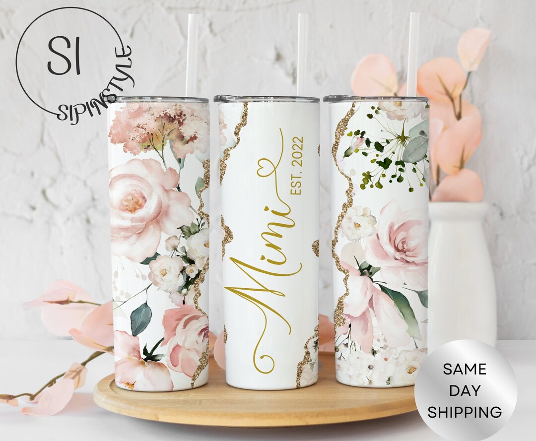 Mimi Tumbler Personalized, Mimi Est Tumbler, Mimi Gifts, Mimi Tumbler ...