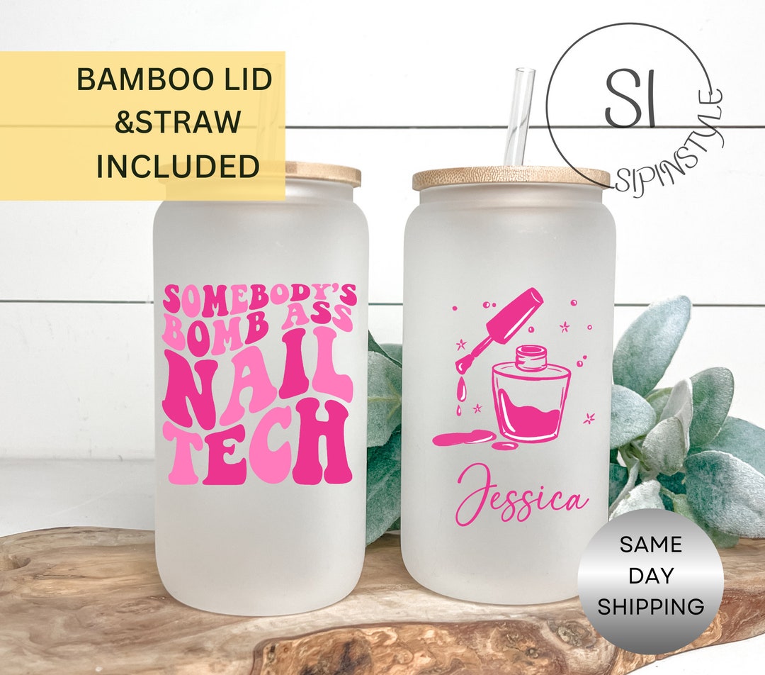 Nail Tech Iced Coffee Cup, Nail Artist Gifts, Nail Tech Gifts ...