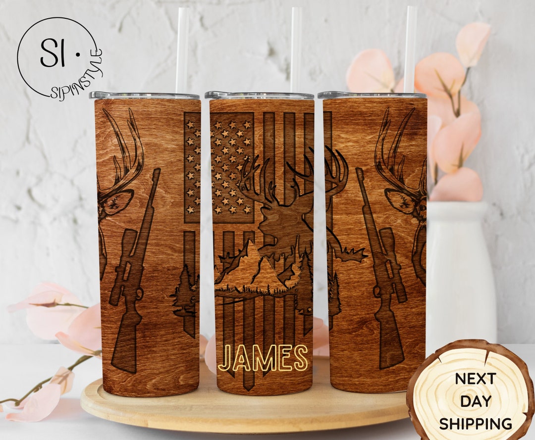 Hunting Gifts for Men, Deer Hunting Tumbler, Deer Hunting Gift, Hunting ...