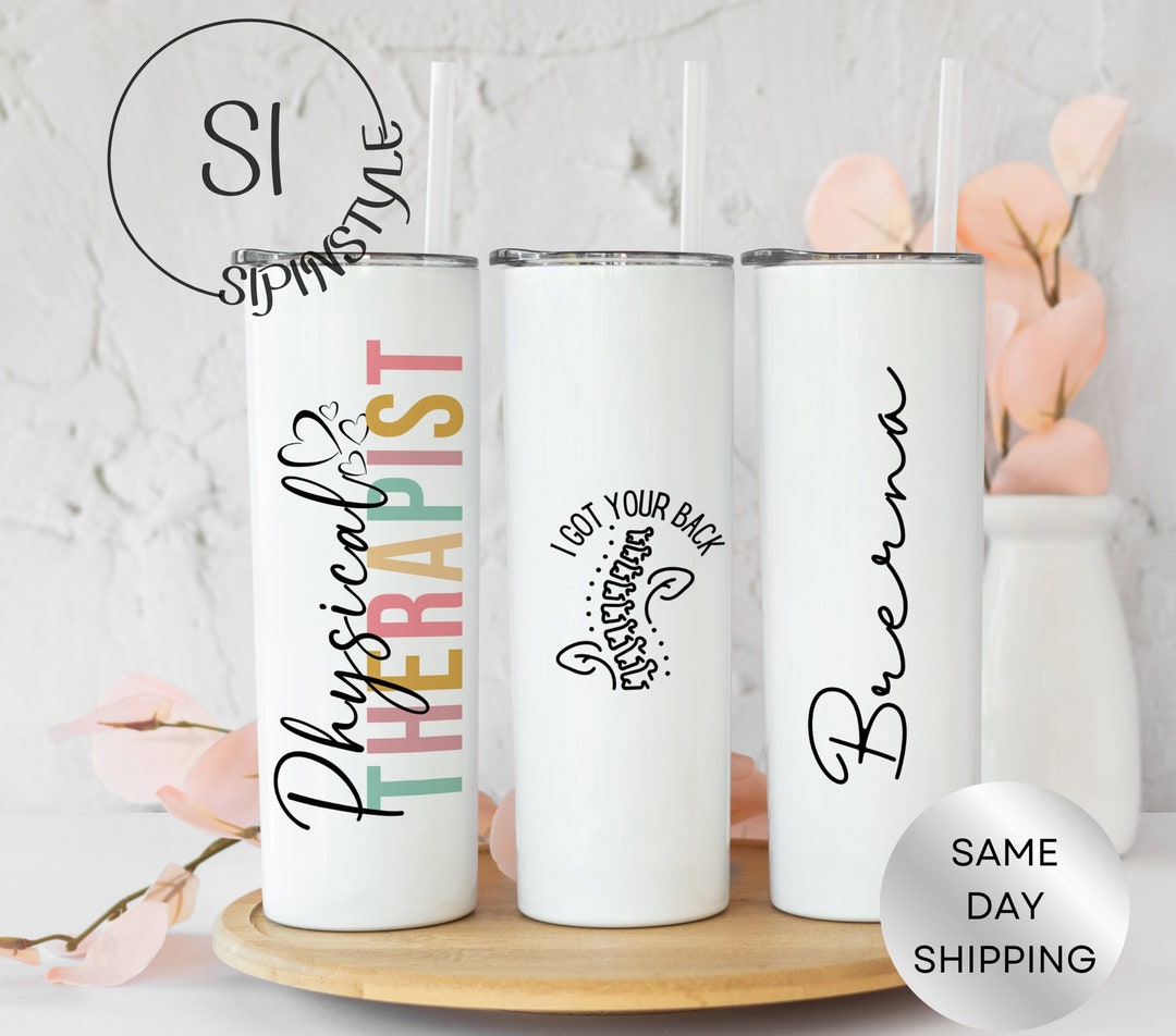 Physical Therapy Tumbler Personalized, PT Gifts, Physical Therapy Cup ...
