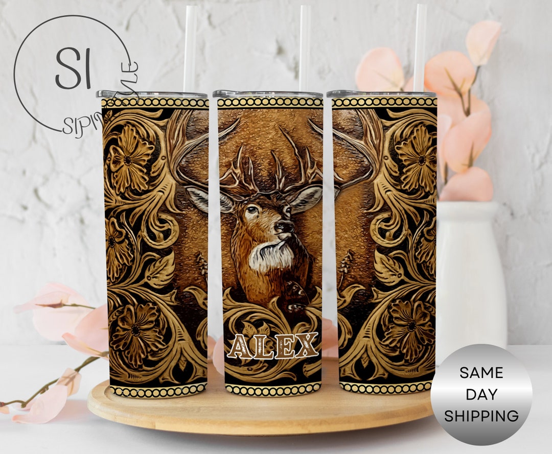 Deer Tumbler Personalized, Deer Gift, Deer Gifts for Men, Deer Tumbler ...