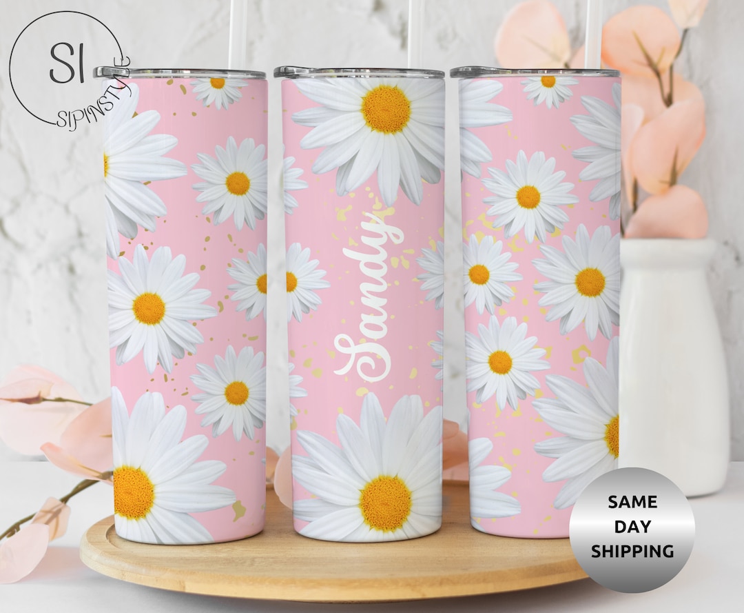 Daisy Tumbler Daisy Gifts Daisy Tumbler Cup Daisy Gifts for - Etsy