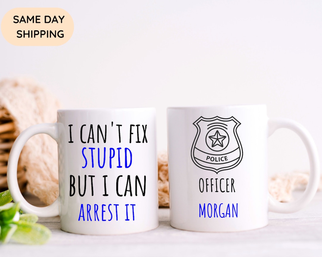 Personalized Police Officer Mug Police Officer Gifts Custom - Etsy
