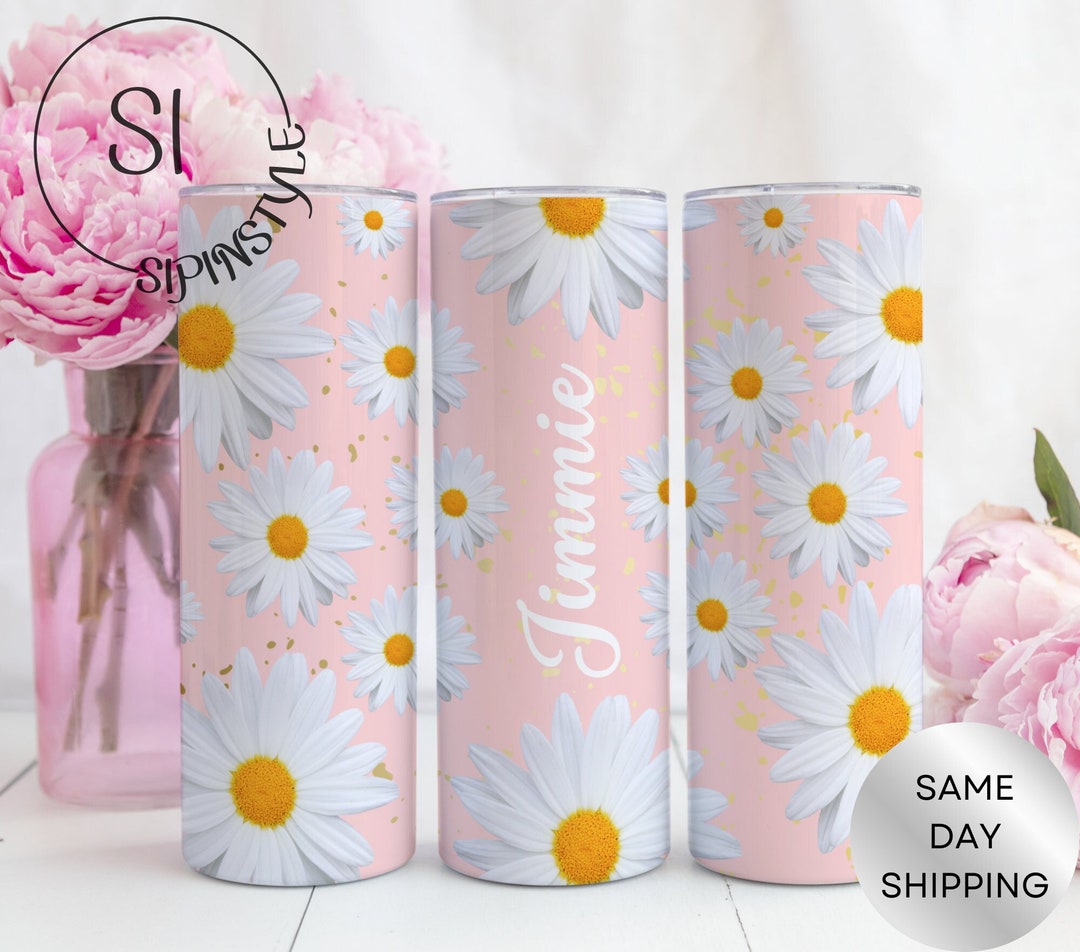 Daisy Tumbler, Daisy Gifts, Daisy Tumbler Cup, Daisy Gifts for Women ...