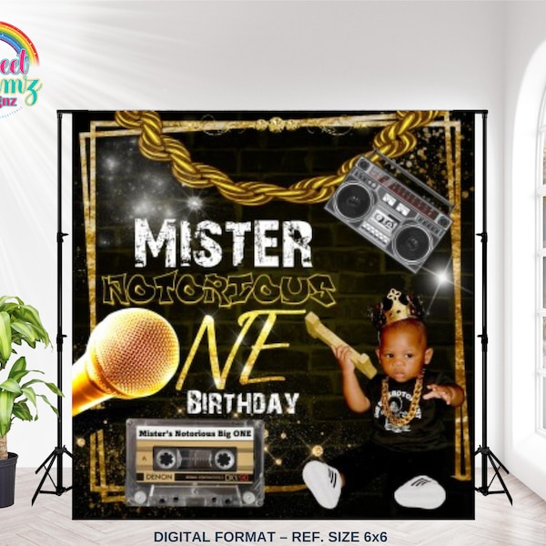Notorious One Birthday Decor - Etsy