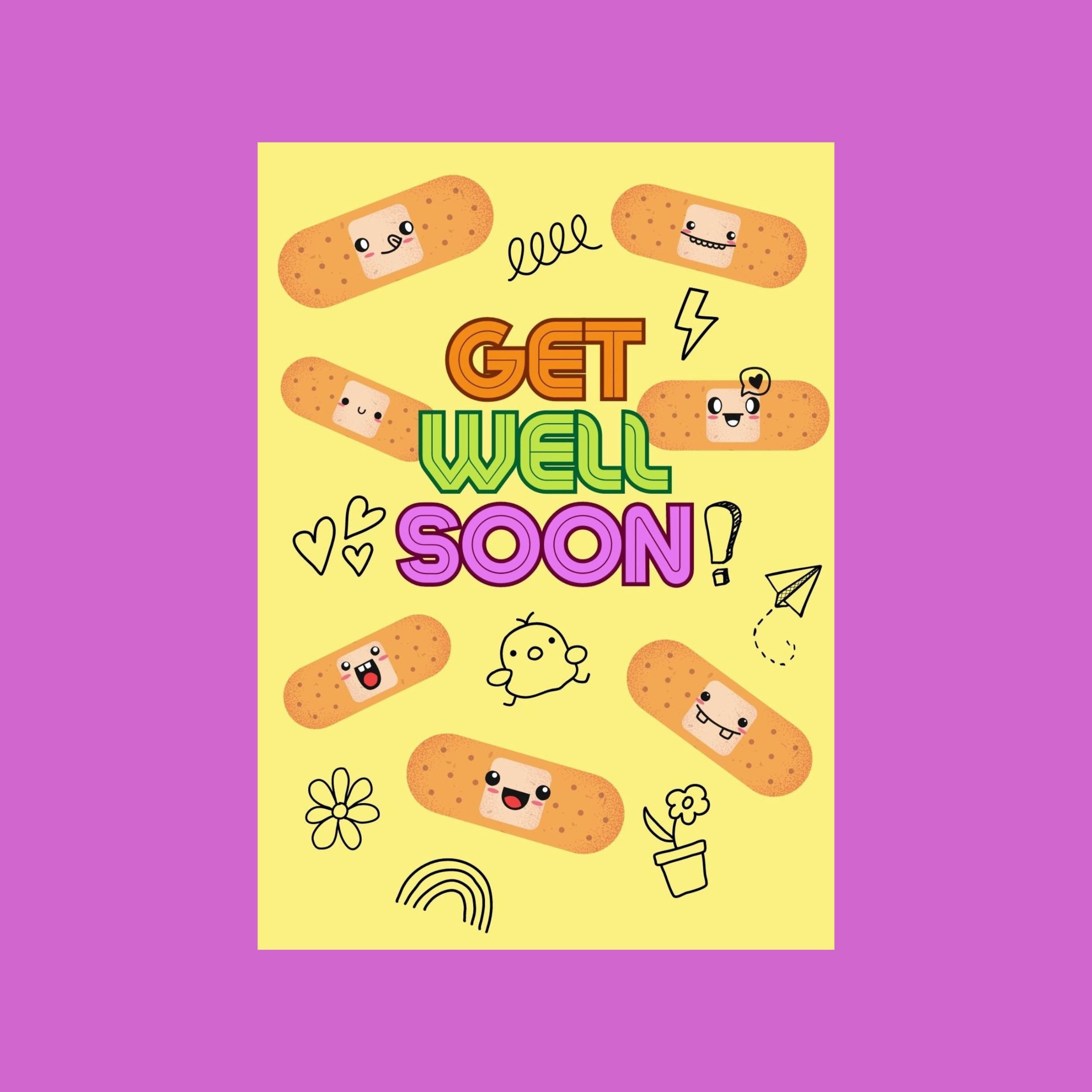 Get Well Greeting Card, Feel Better Card, Cancer Card, Recovery Card ...