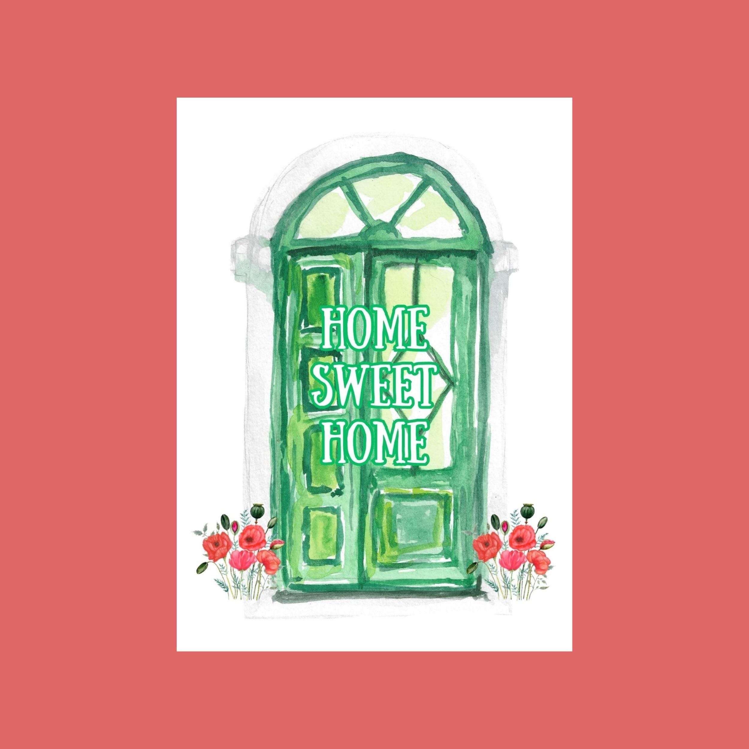 New Home Card, Home Sweet Home, Congratulate on Moving House ...