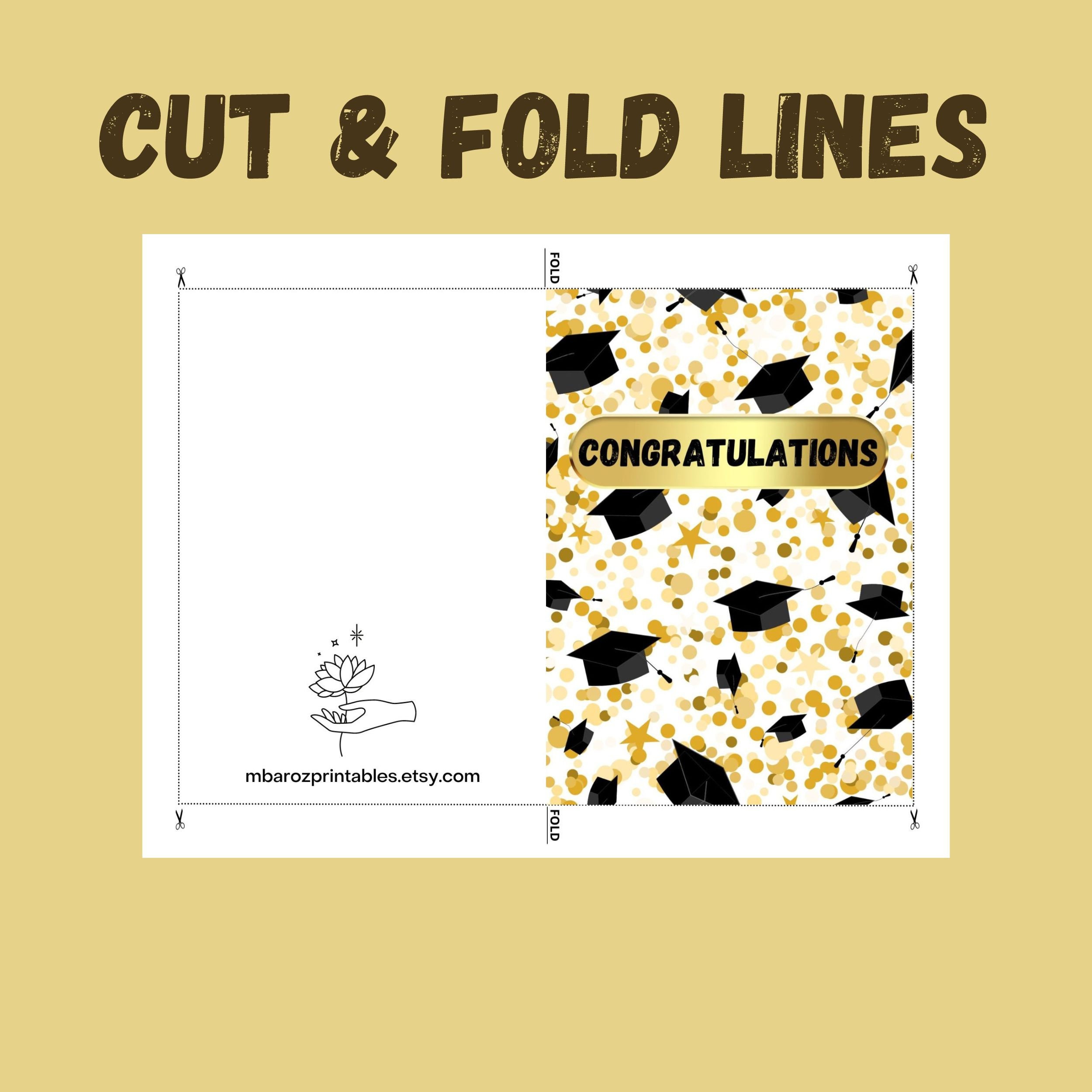 Printable Graduation Card, Congratulations Graduate, Congrats Grad ...