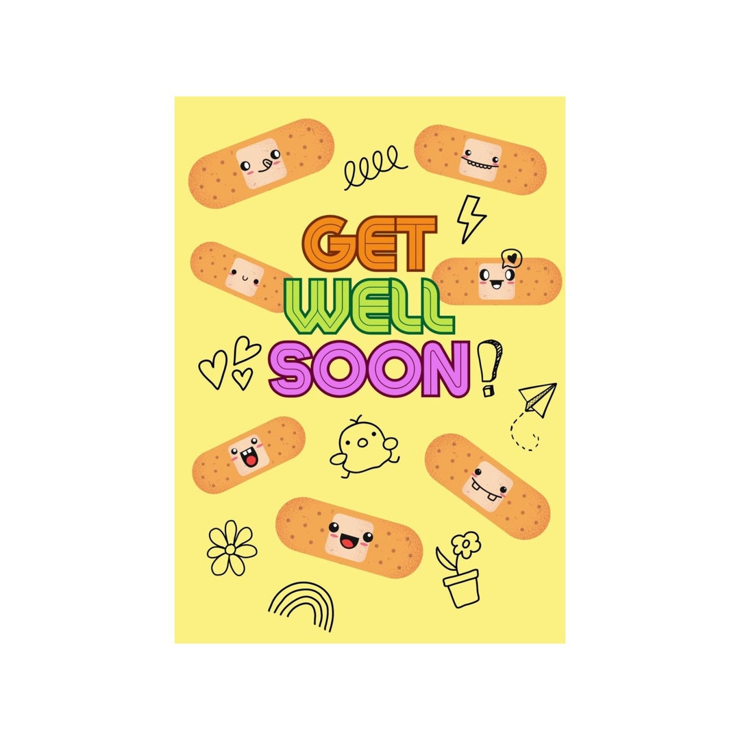 Get Well Greeting Card, Feel Better Card, Cancer Card, Recovery Card ...