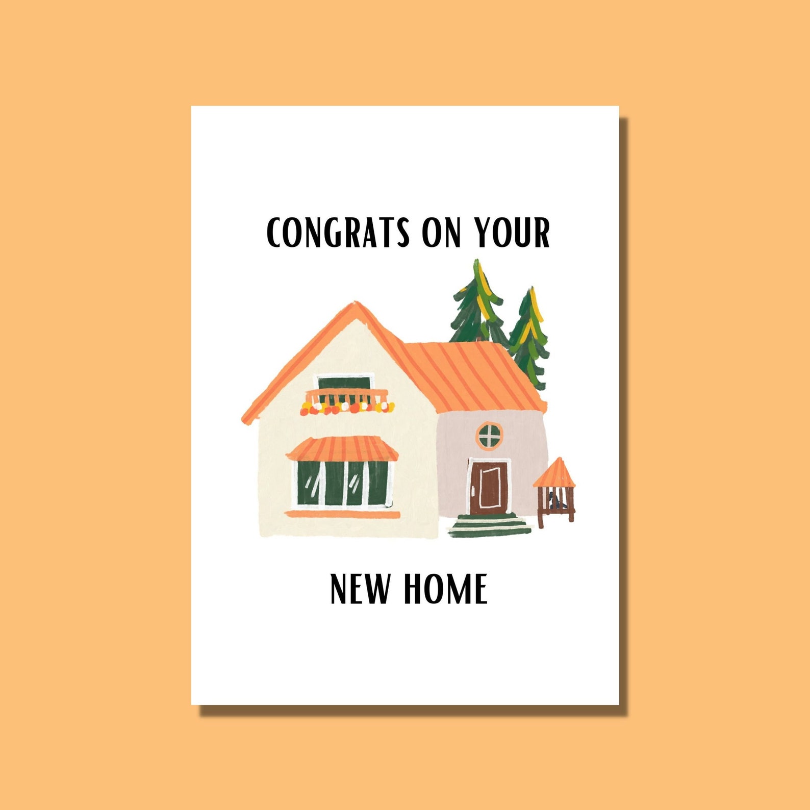 New Home Card, Congratulations on Your New Home Card, Happy First New ...