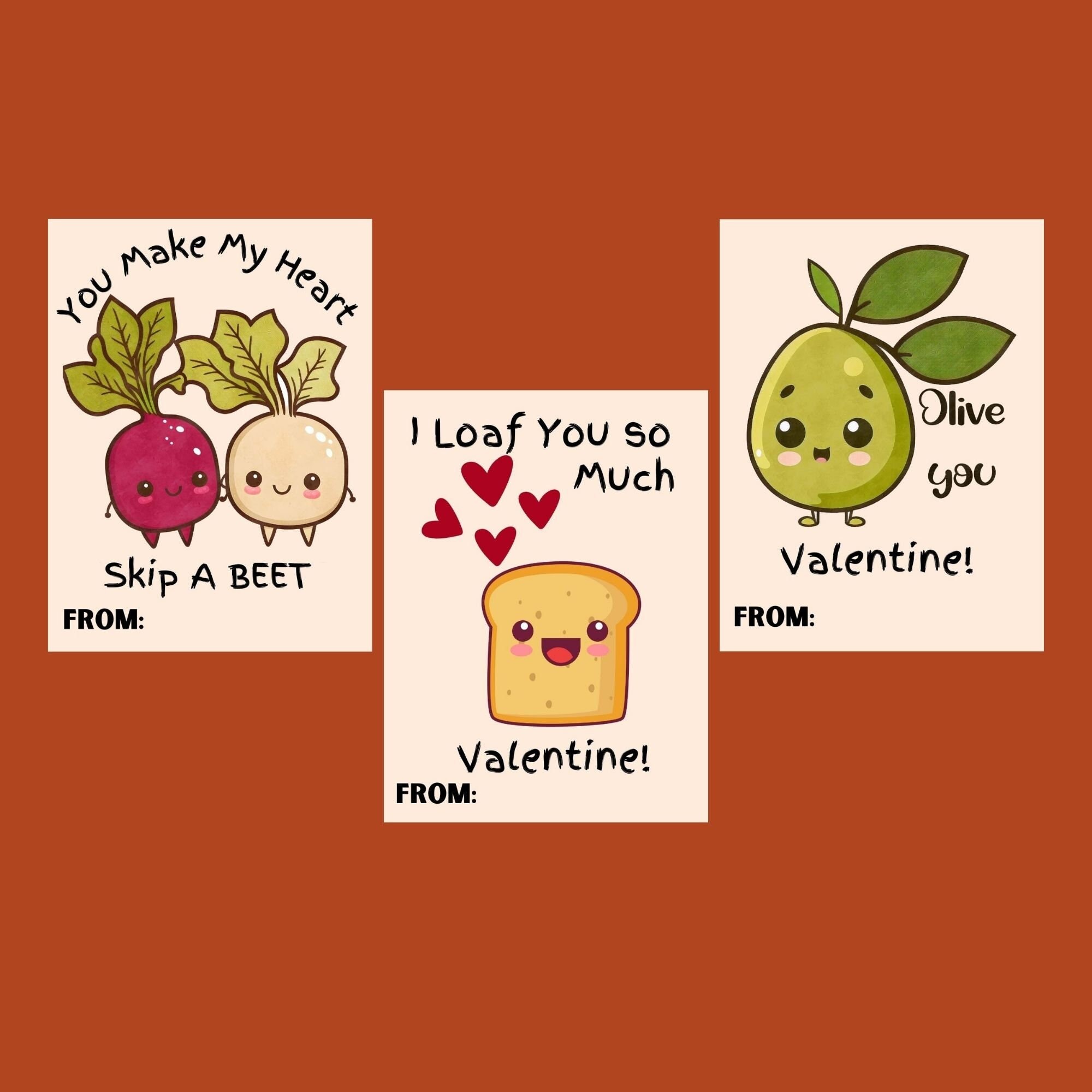 Valentine's Day Cards-printable Kids Valentine's Day Cards Tags-cute ...