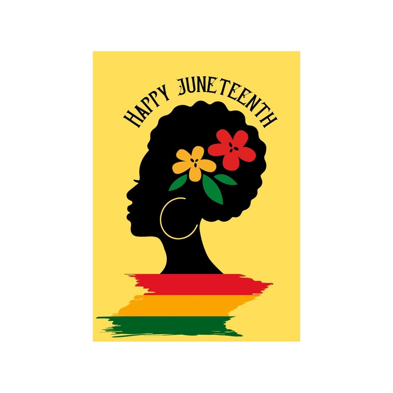 Happy Juneteenth Card, Freedom Day, African American Holiday, Card for ...