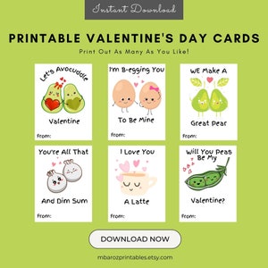Valentine's Day Cards-printable Kids Valentine's Day Cards Tags-cute ...