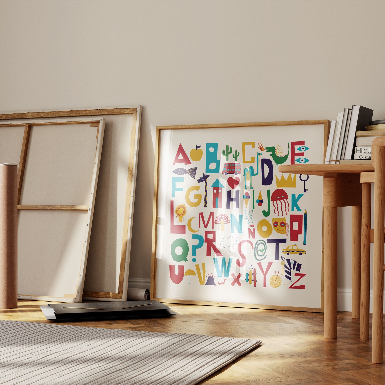 Spanish Alphabet Poster ABC Alphabet Spanish Poster Alphabet - Etsy