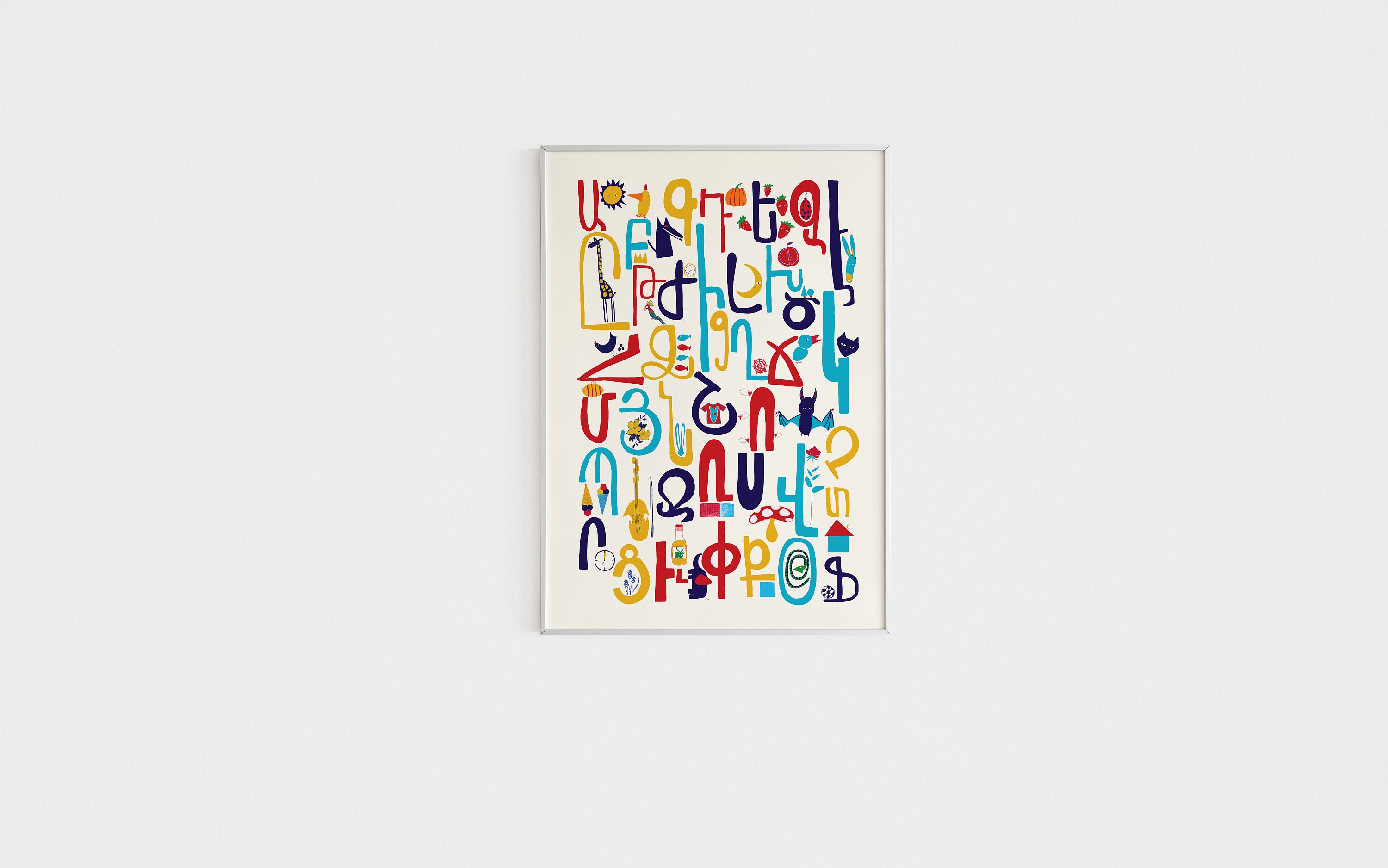Armenian Alphabet Poster Armenian Nursery Decor Alphabet - Etsy