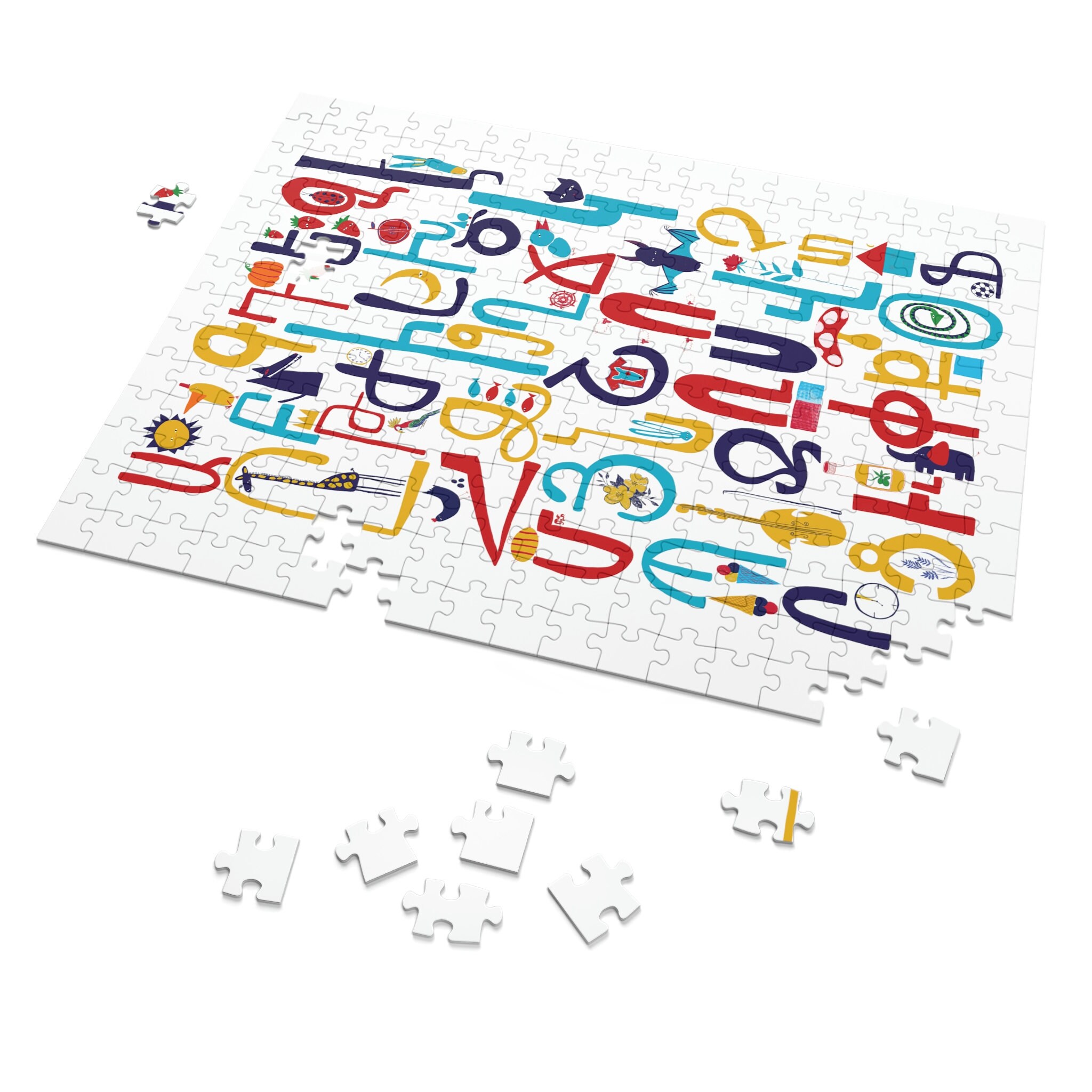Armenian Alphabet Puzzle, Armenian Language Learning, Armenian Gift ...