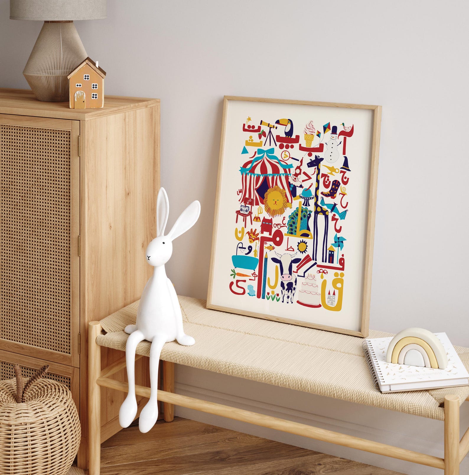 Persian/farsi Art Poster, Persian/farsi Alphabet Poster for Children ...