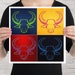 Filipino Carabao Pop Art | Carabao Wall Art | Filipino Culture Modern ...