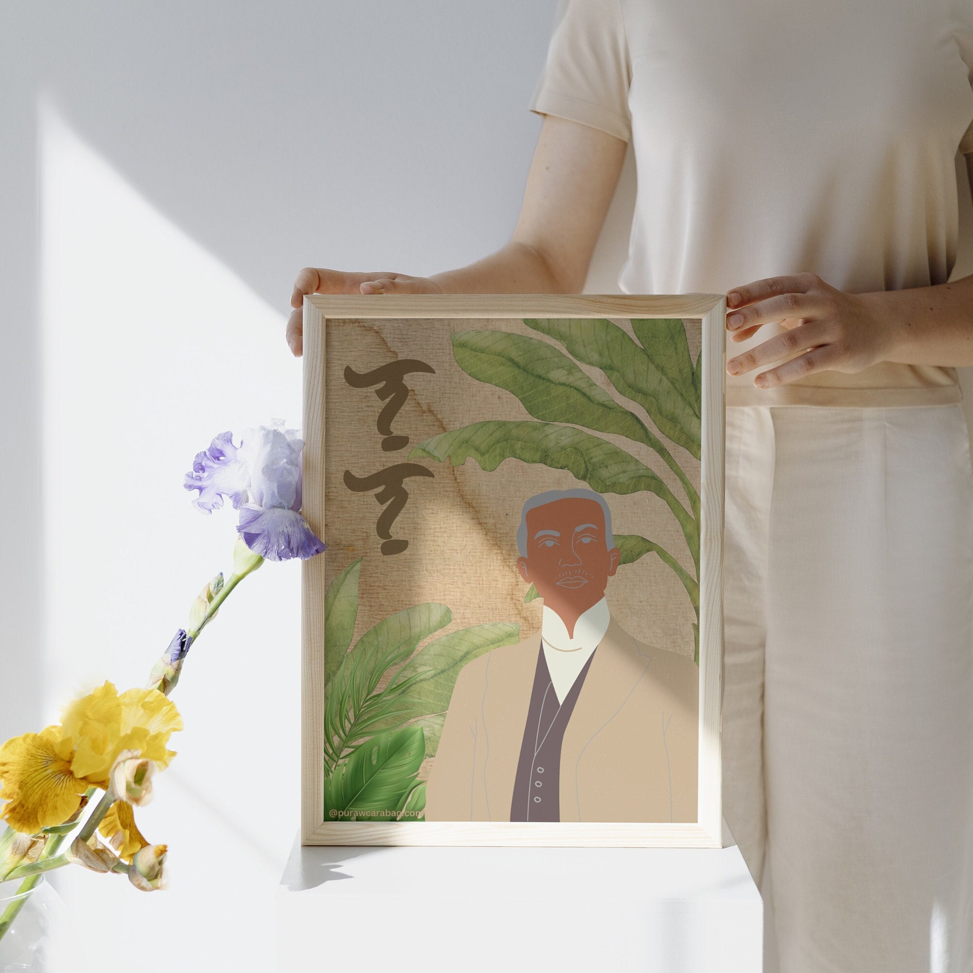 Filipino Lolo Art Baybayin Art Lolo Philippines Gift Filipino Art ...