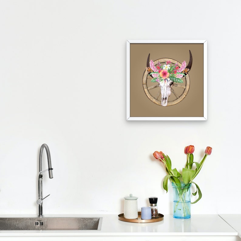 Carabao Skull Art | Philippine Carabao Art | Filipino Gifts ...