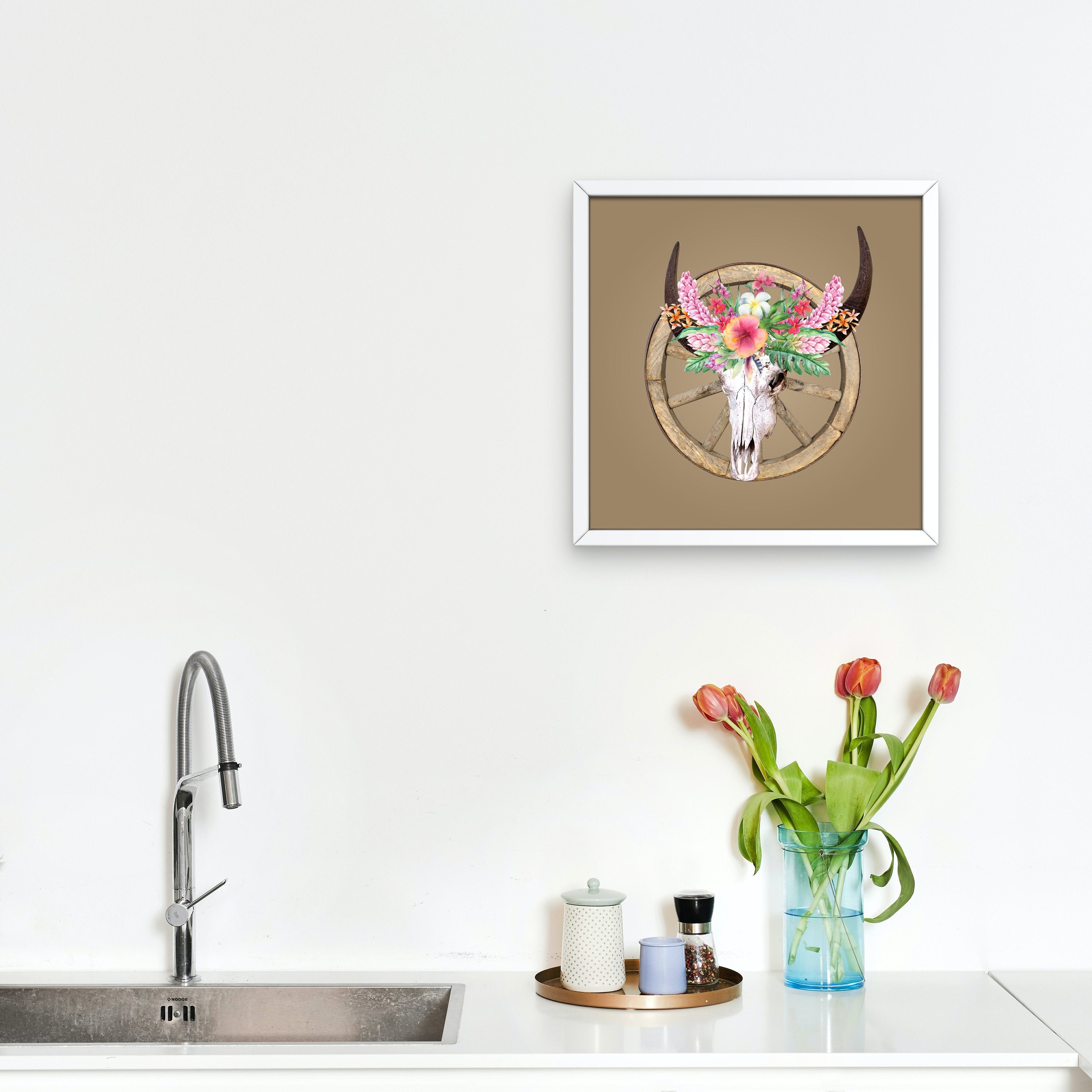 Carabao Skull Art Philippine Carabao Art Filipino Gifts Philippine Art ...