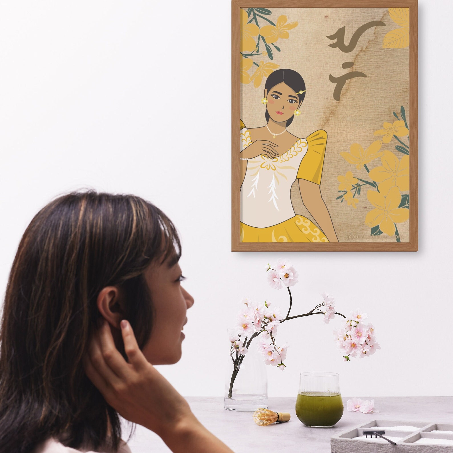 Filipino Ate Art | Baybayin Art | Sister | Family | Philippines Gift ...