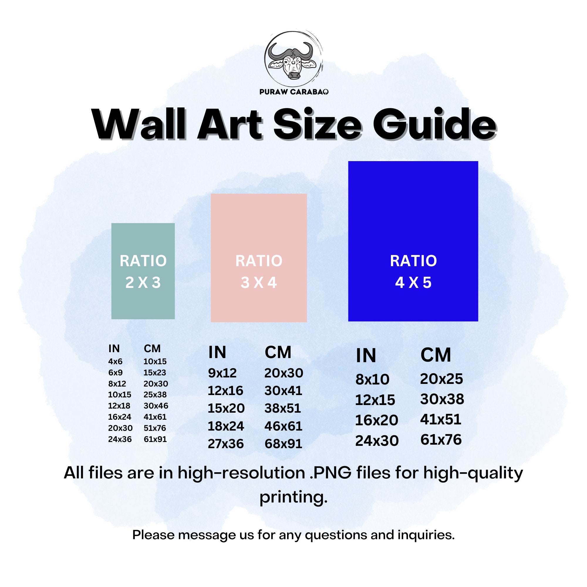 Filipino Carabao Wall Art Asian Carabao Art Filipino Gift Philippine ...