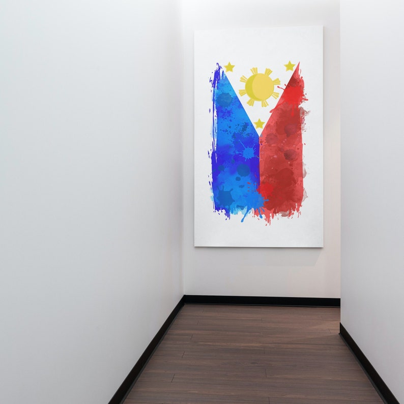Philippine Flag Art | Filipino Flag | Digital Art| Filipino Gifts ...