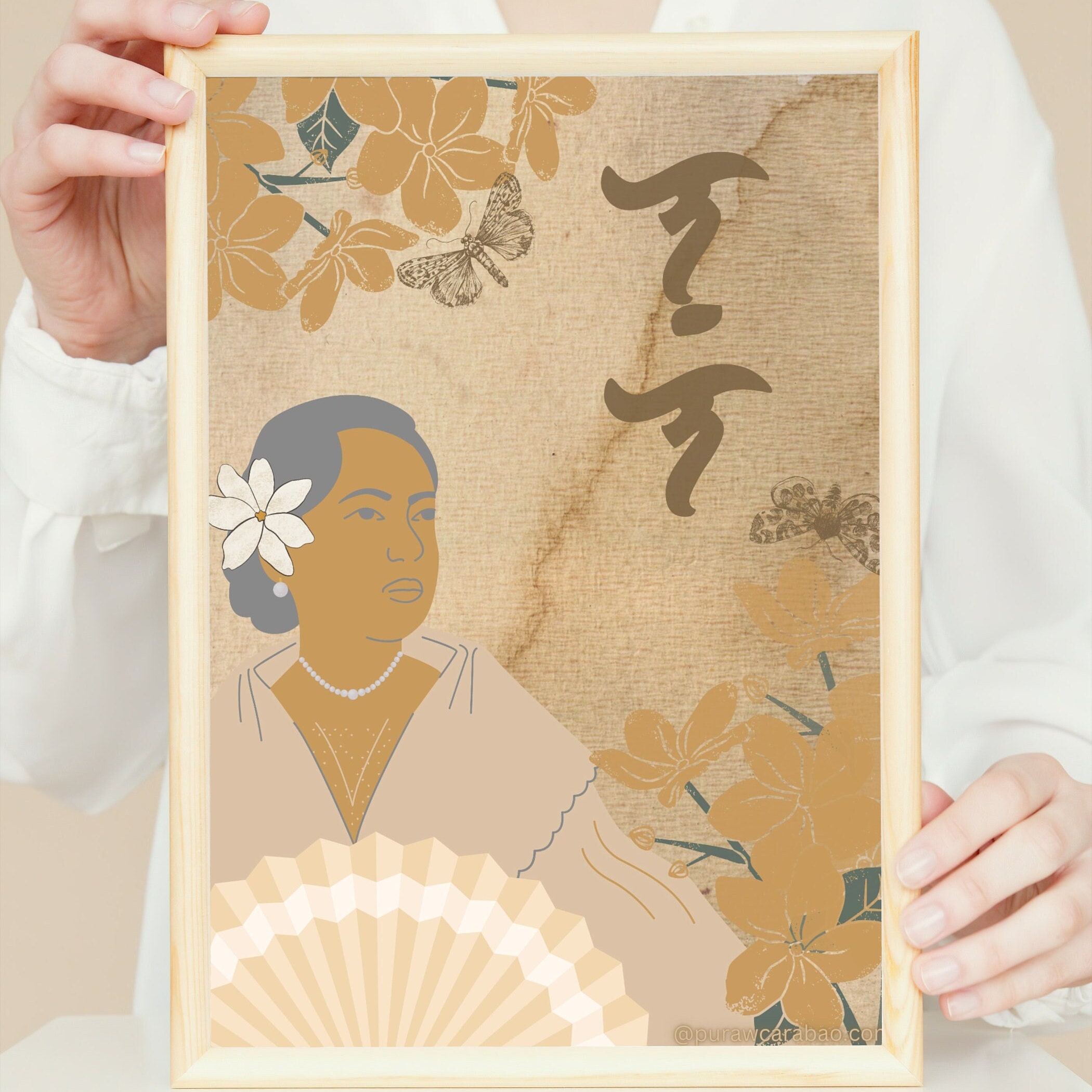 Filipino Lola Art | Baybayin Art | Lola | Philippines Gift | Filipino ...